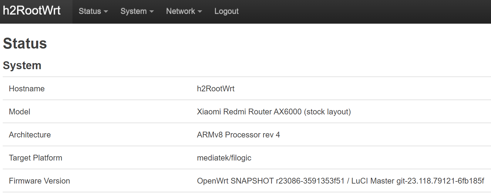 Basic additional settings after installing OpenWrt